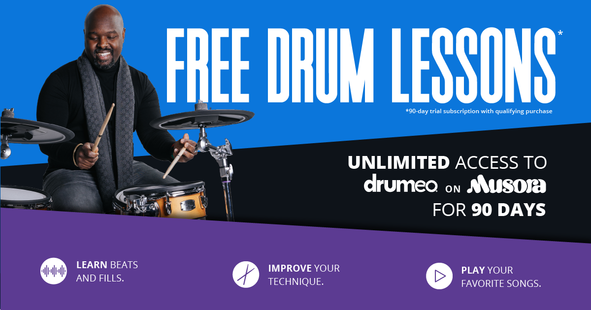 Get a Drumeo 90-day trial membership with qualifying Yamaha purchase ...