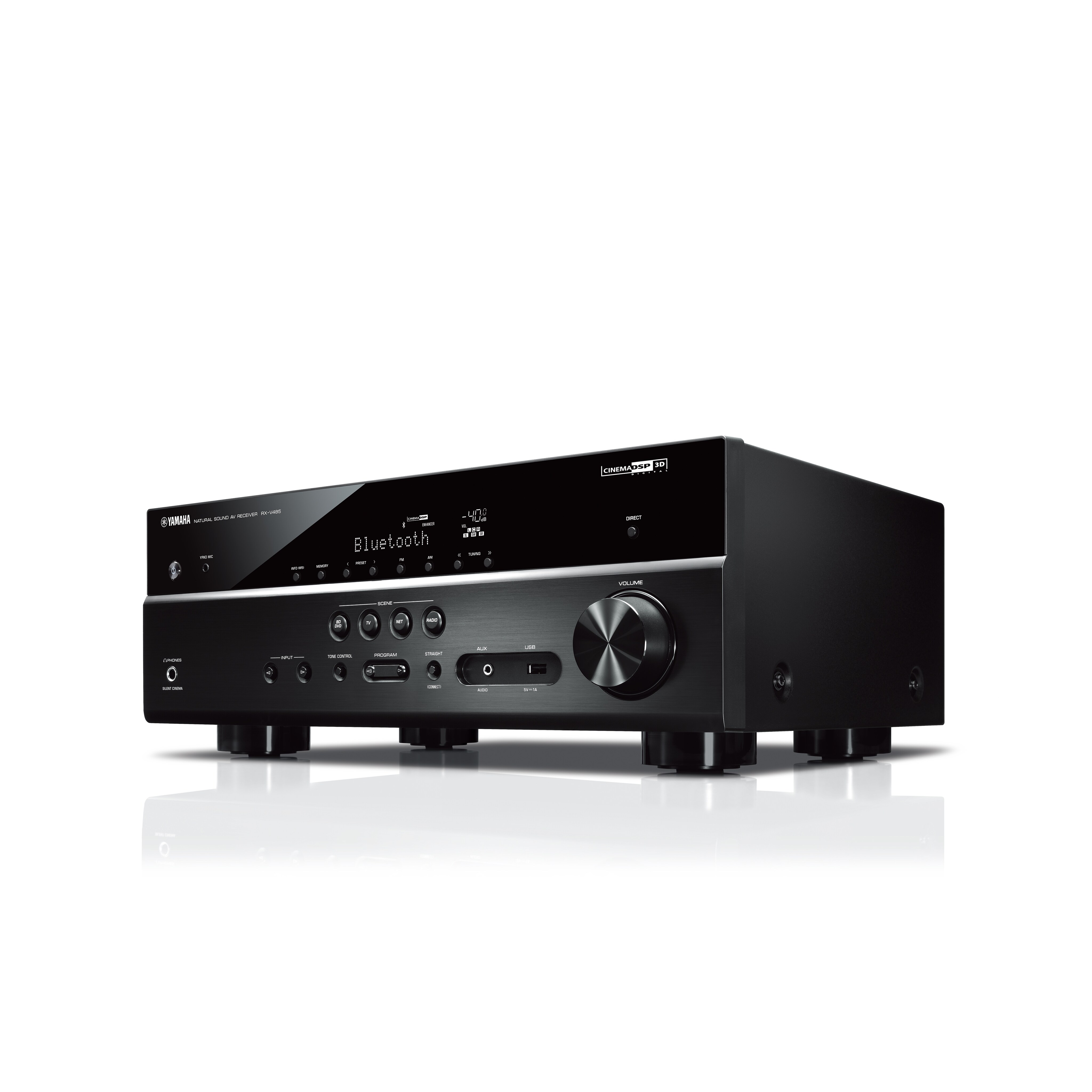 RX-V485 - Specs - AV Receivers - Products - Home Audio - Yamaha - India
