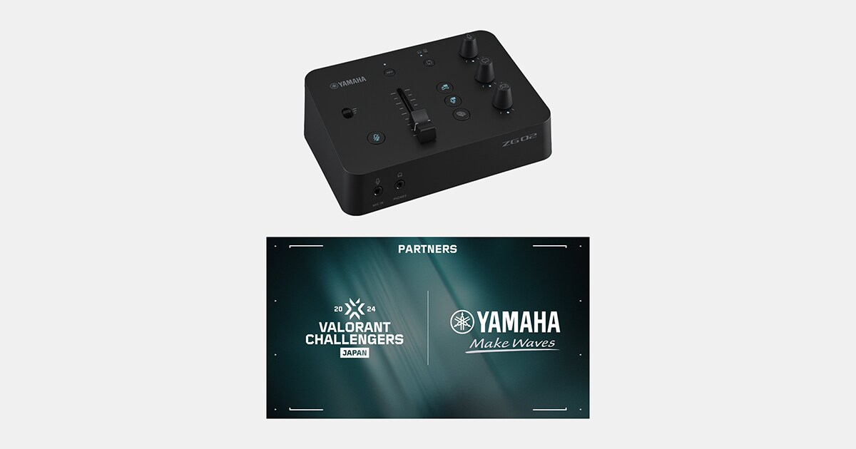 Yamaha’s ZG02 game streaming mixer provides crucial team communication for the VALORANT ...
