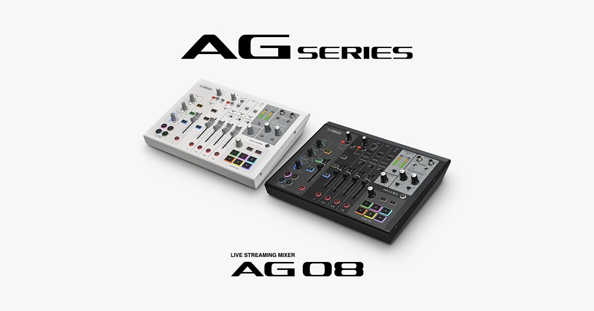Yamaha Releases the AG08 Live Streaming Mixer - Yamaha - India