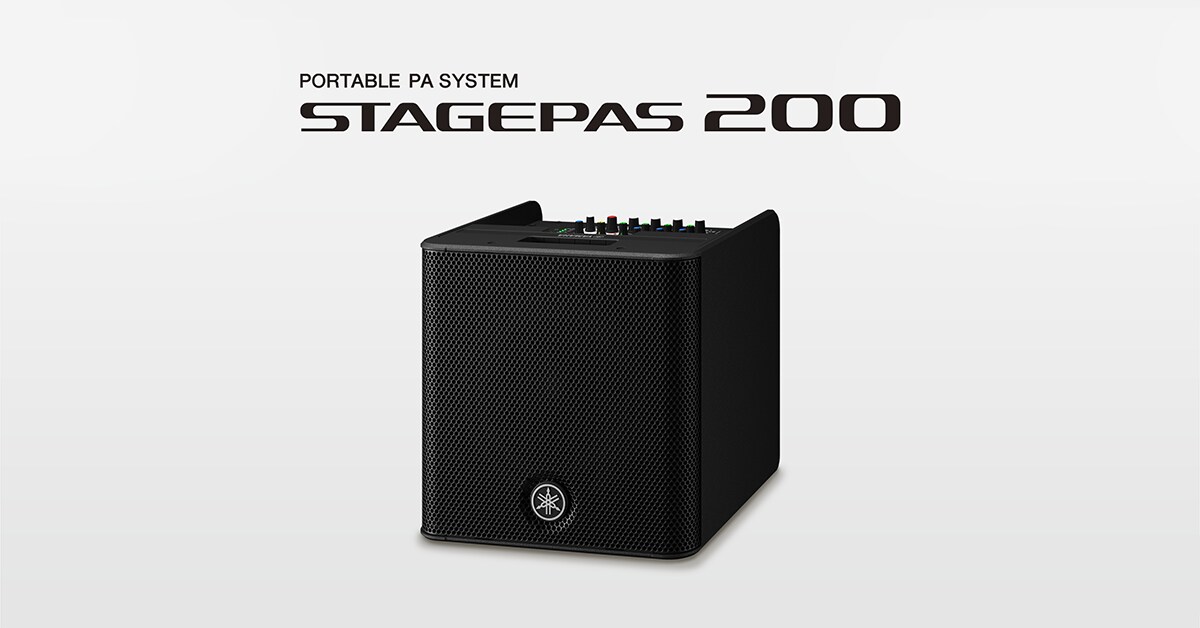 Perform Anywhere With The Smart, Compact Yamaha STAGEPAS 200 Portable ...